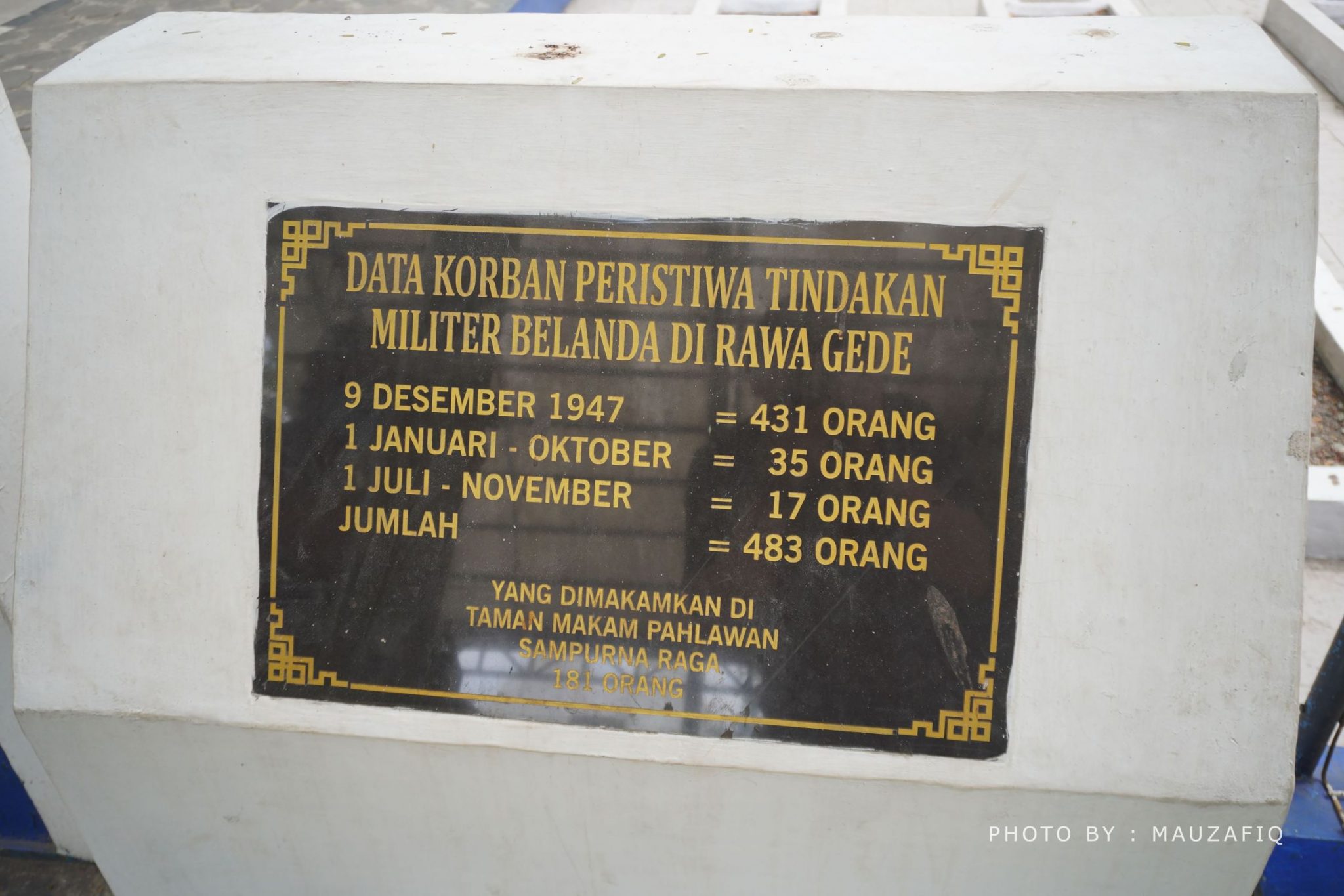 Monumen Rawagede Karawang | Mauzafiq